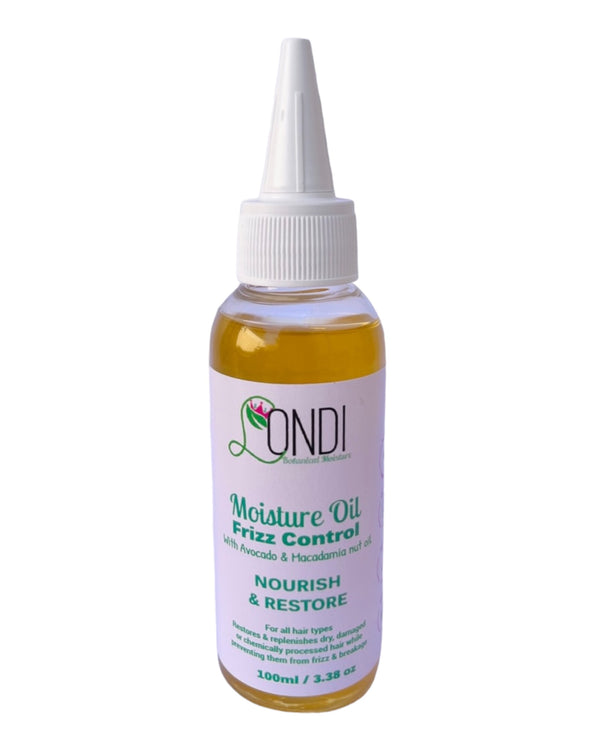 HAIR MOISTURE OIL, Frizz Control(100ml) – Londi Botanical Moisture